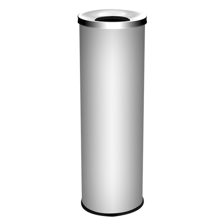 SS112-H Stainless Steel Bin Round C/W Open Top - Top Bins