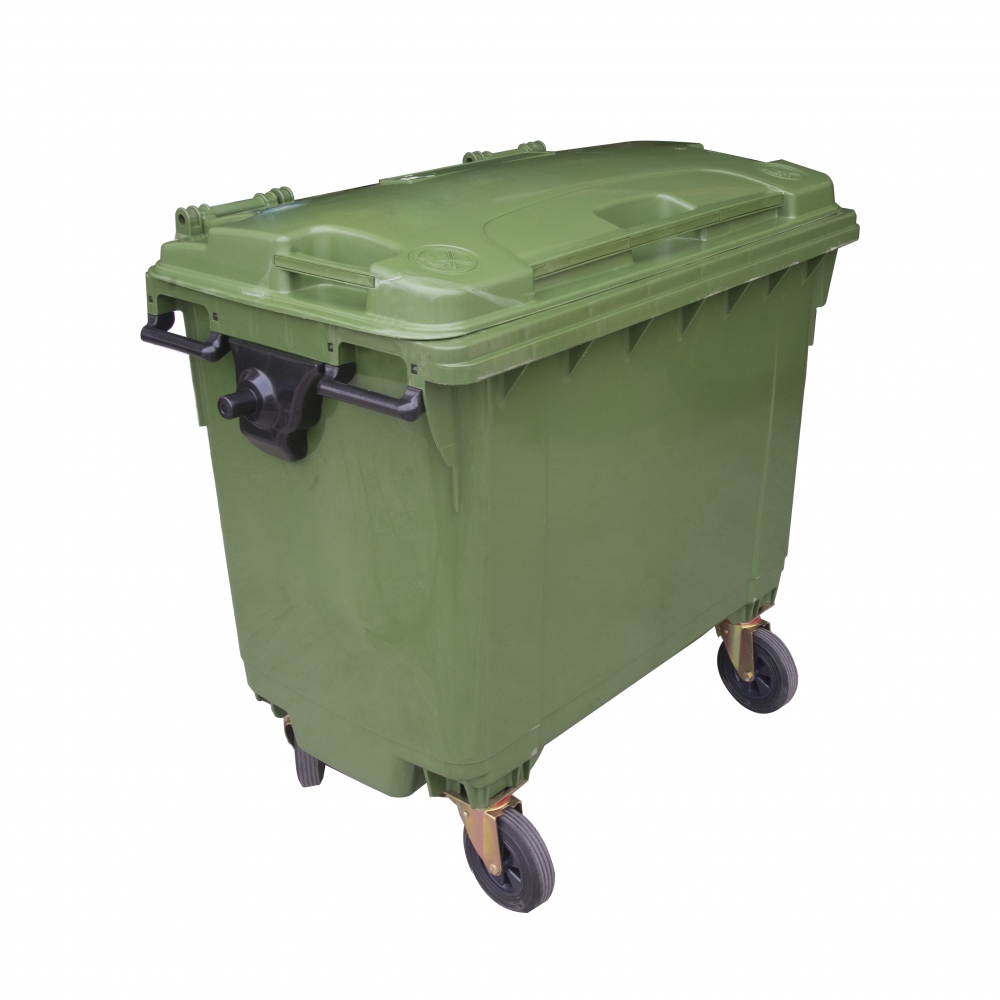 660L Mobile Garbage Bin 4-Wheel - Top Bins