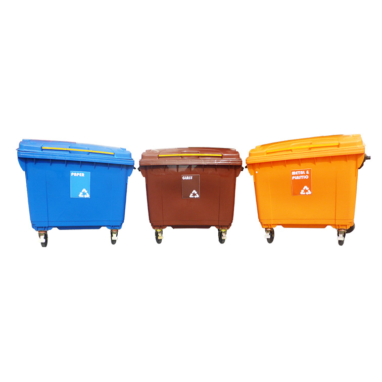 660L|M3| Recycle Mobile Garbage Bin 3-in-1