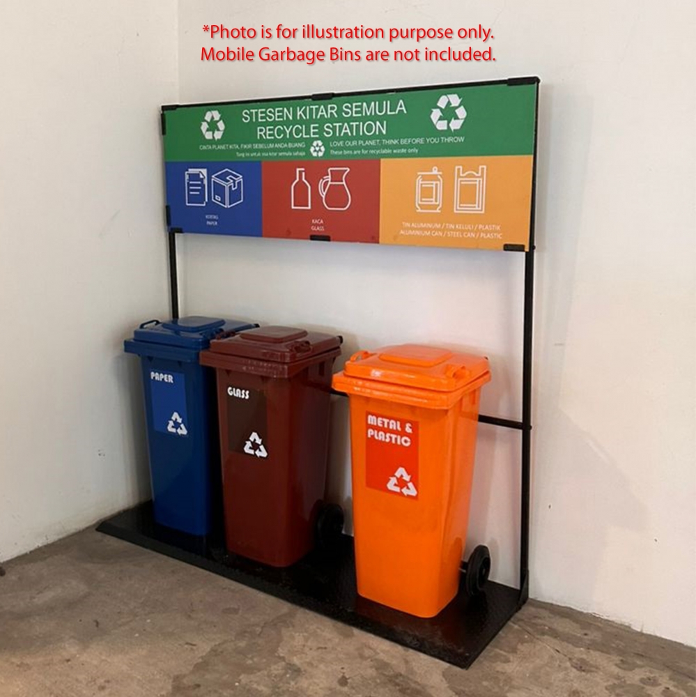 120L/240LRecycle Station Platform - Top Bins