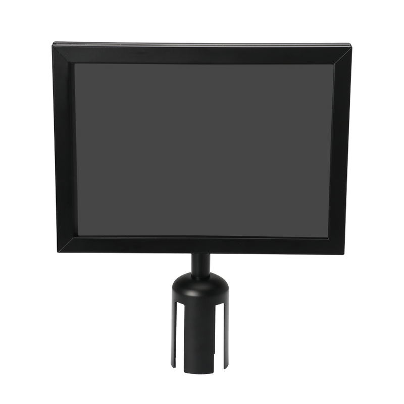 Black Q-up Stand Insert/Slip in Frame - Horizontal (A4/A3) | Top Bins