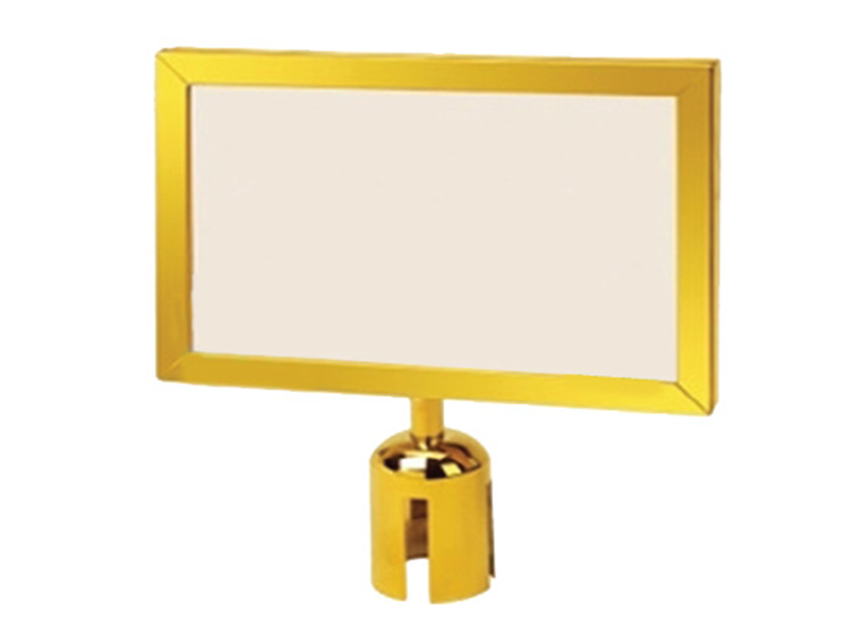 Gold Q-up Stand Insert/Slip in Frame - Horizontal (A4/A3) | Top Bins