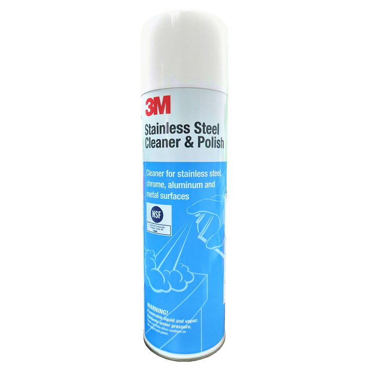 3M™ Stainless Steel Cleaner & Polish | Aerosol Spray - Top Bins