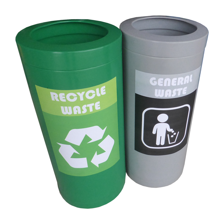 Energy OT 50 / Energy OT 100 Recycle Bin 2-in-1 | Plastic Bin - Top Bins