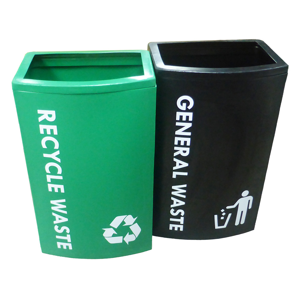 Initial OT 120 LL-Recycle Bin 2-in-1 c/w Bag Holder | Plastic Bin - Top ...