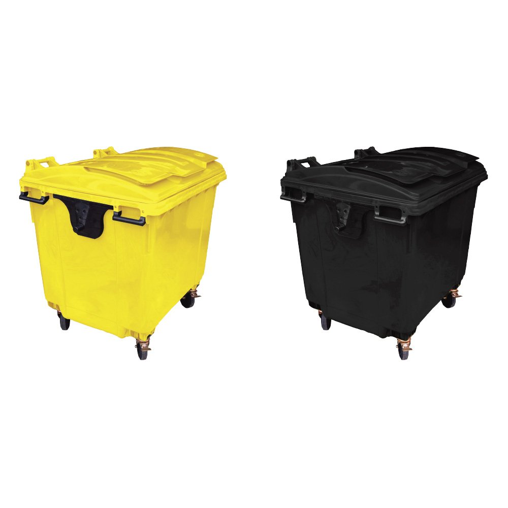 1100L Mobile Garbage Bin 4-Wheel