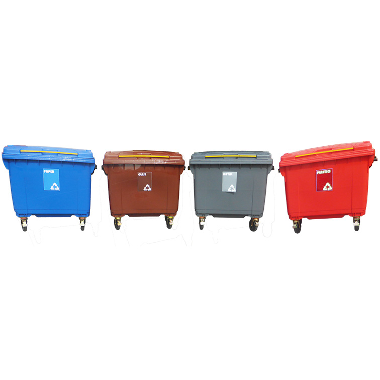 660L|M4| Recycle Mobile Garbage Bin 4-in-1