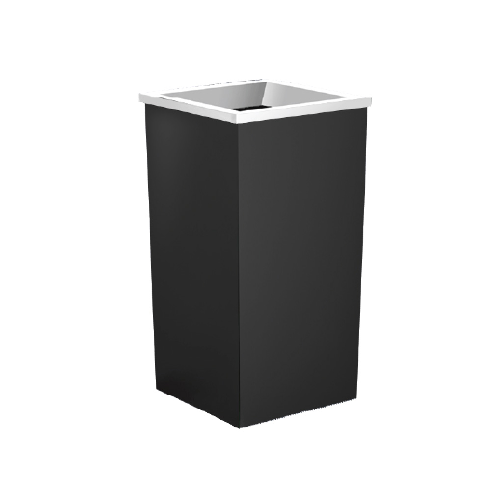 SS110-LB Powder Coated Bin Square C/W Open Top